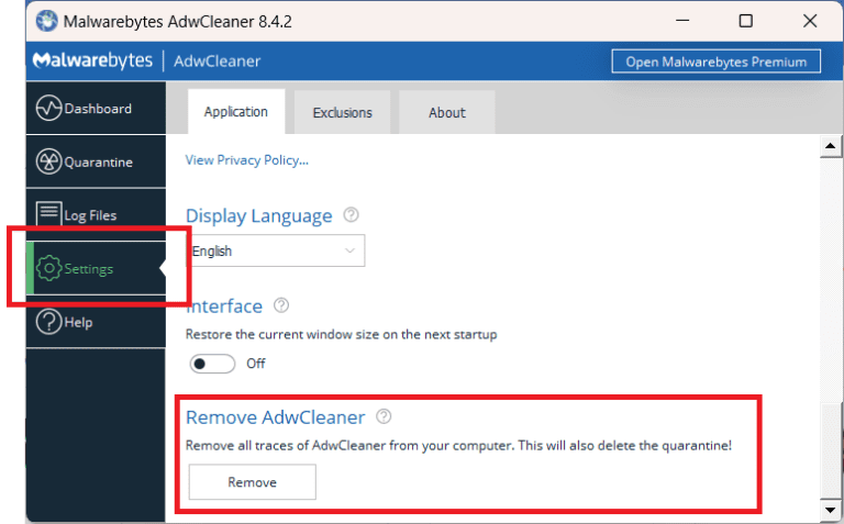 How to Remove AdwCleaner from Your System - ToolsLib Blog